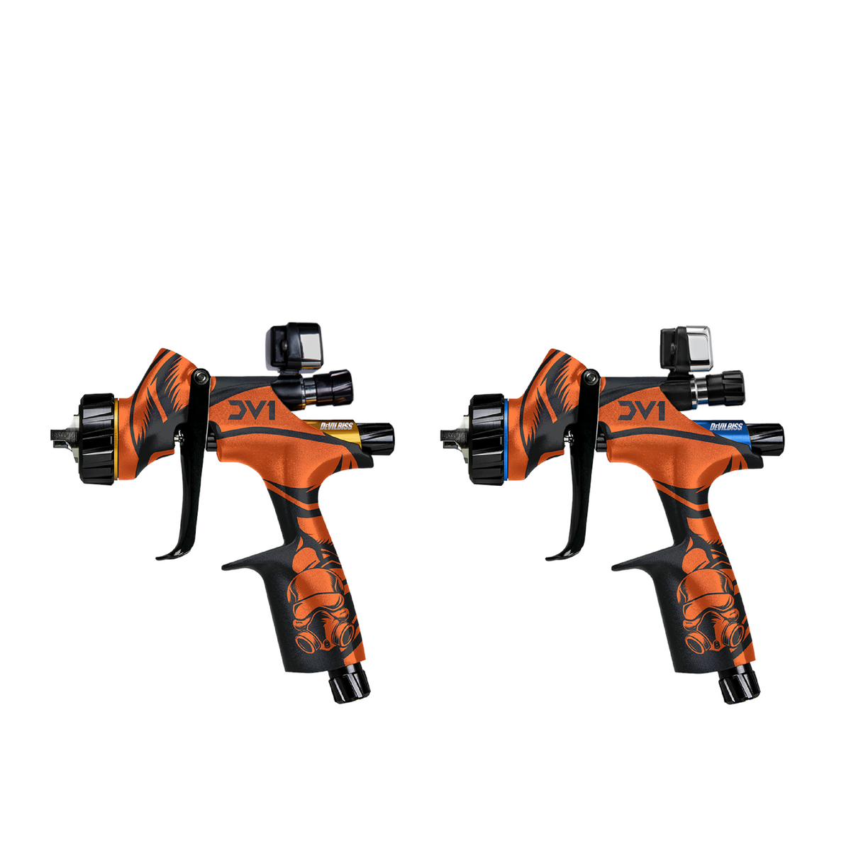 Devilbiss DV1 Old School 905920 and 905921 Base Coat & Clear Coat Disc ...