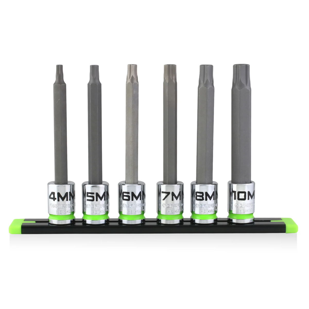 GripEdge HBM6LS RPT Hex Driver Set - 6 Piece 3/8" Drive Long Metric ...
