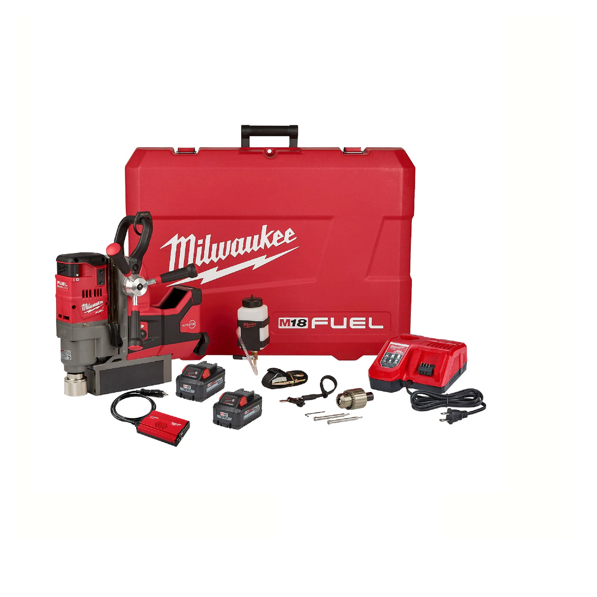 Milwaukee 2788-22HD M18 Fuel 1-1/2" Lineman Magnetic Drill Kit ...