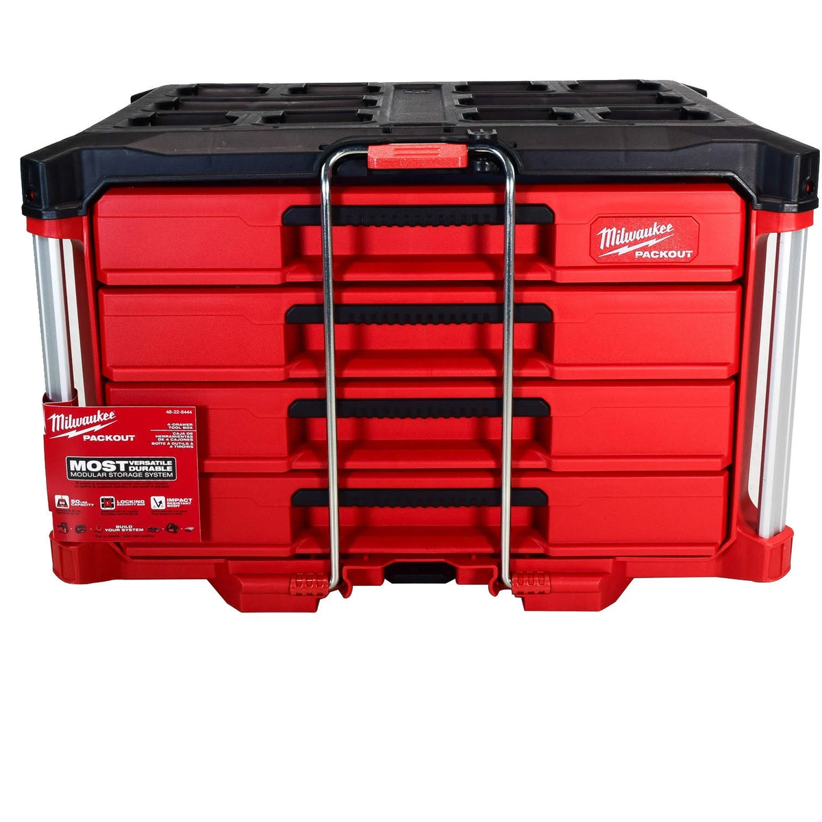 Milwaukee 48-22-8444 PACKOUT 4 Drawer Tool Box — 1SourceTool