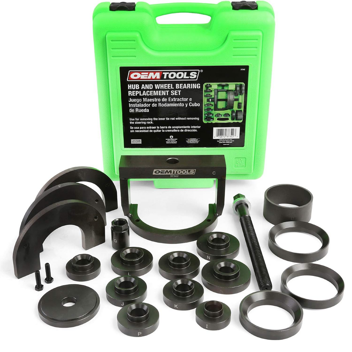 OEM Tools 37342 Master Wheel Hub and Bearing Remover and Installer Set ...