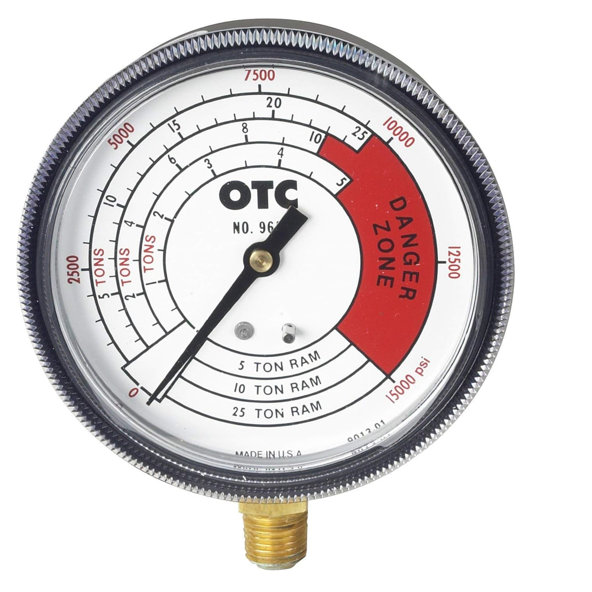 OTC 9652 Pressure Gauge 4-Scales 0-25 Ton — 1SourceTool