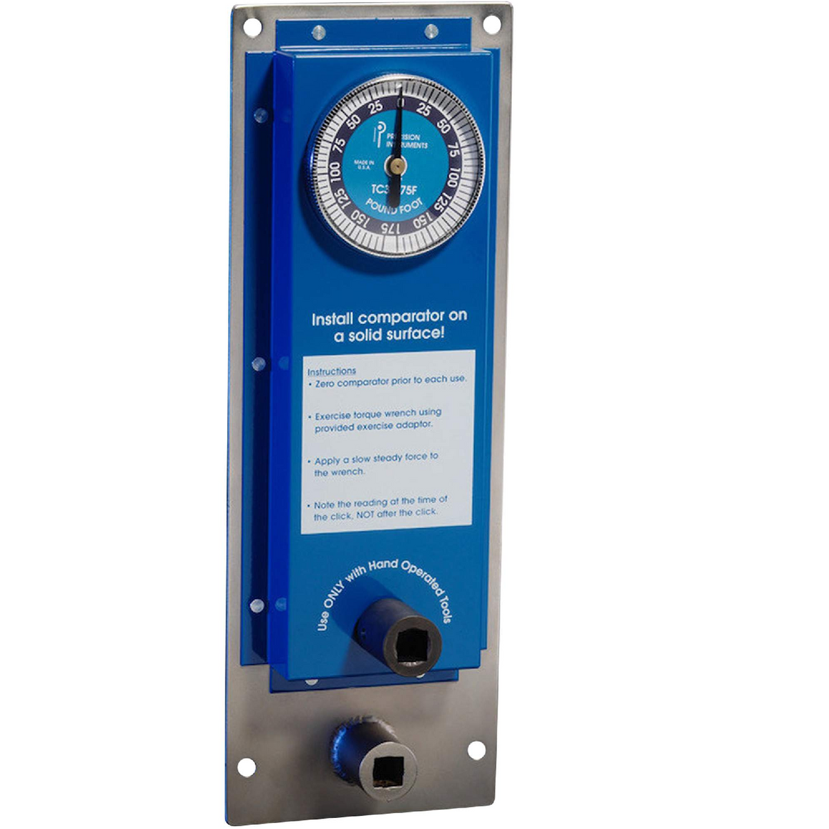 Precision Instruments TC4F600FC 3/4" Drive Torque Comparator With Cert ...