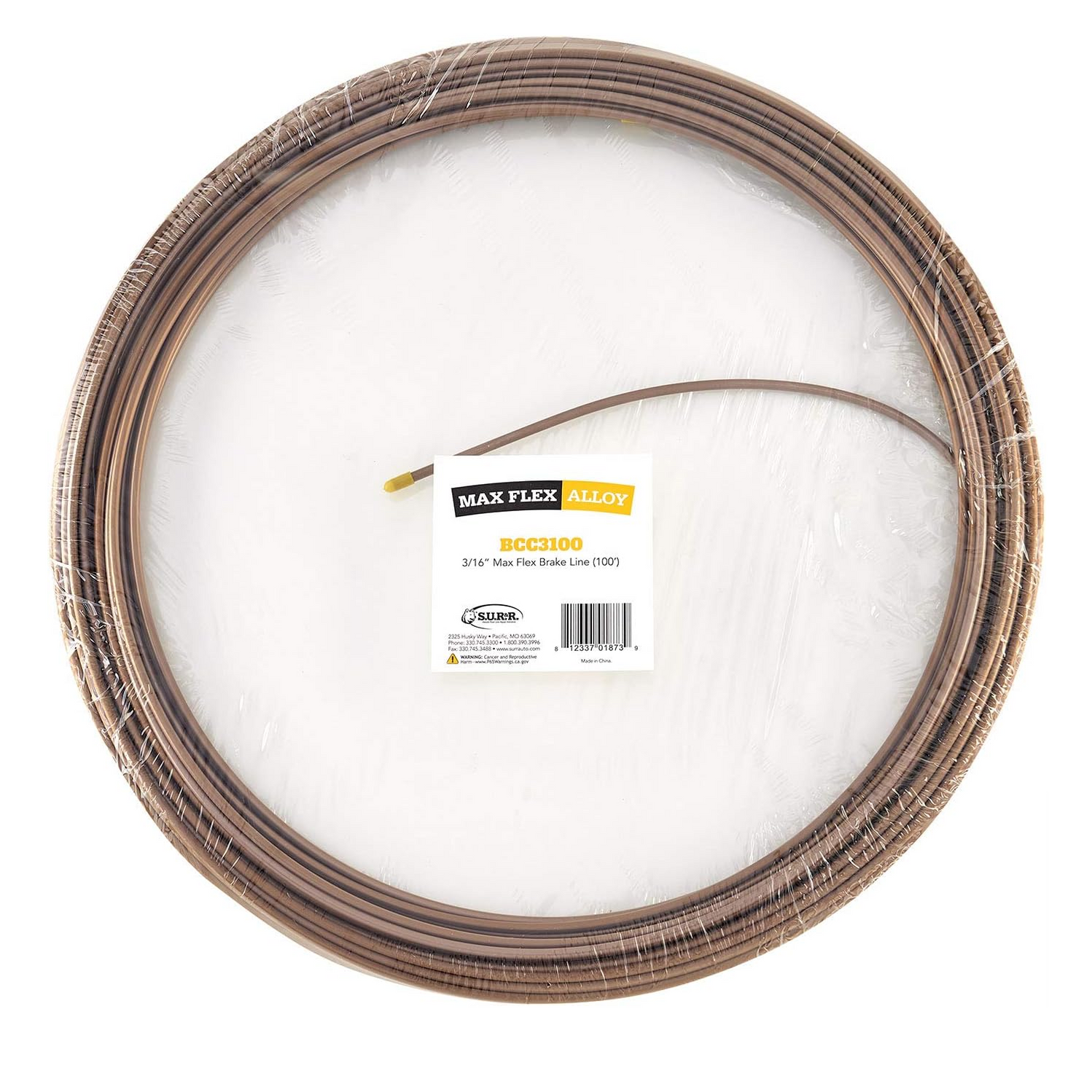SUR&R BCC3100 3/16" Max Flex Brake Line (100') — 1SourceTool