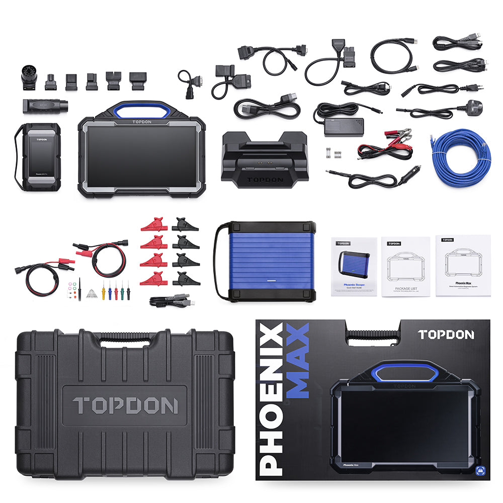Topdon PXMAX Phoenix Max with Scope and Docking Station Package & 2 Ye ...