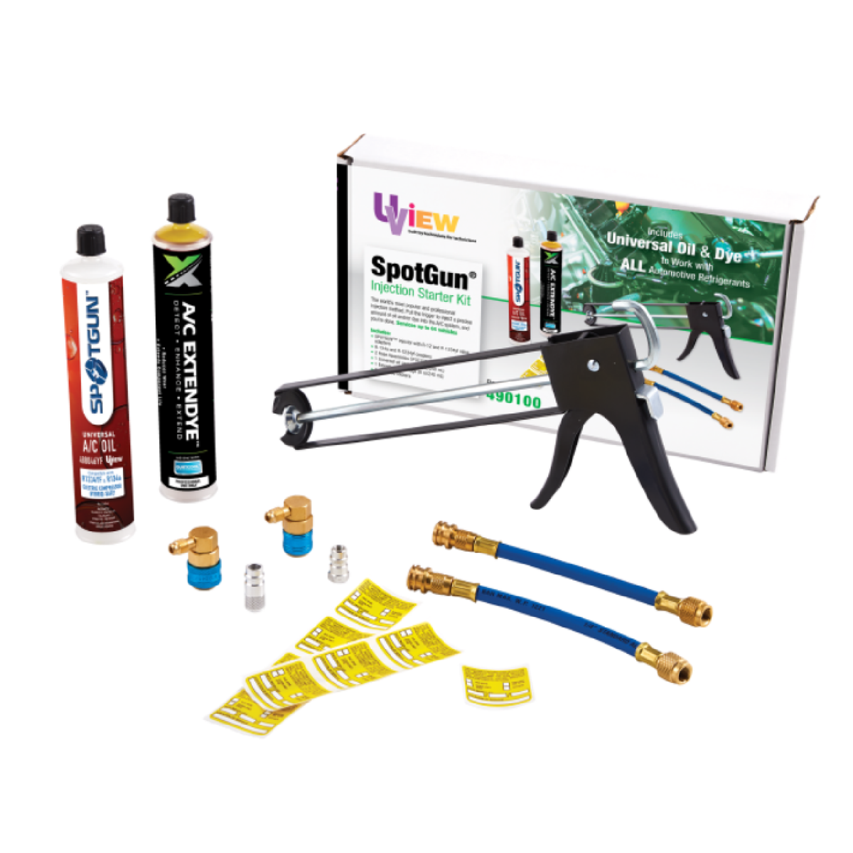 UView CPS 490100 Spotgun R134/R1234yf Oil/Dye Starter Kit — 1SourceTool