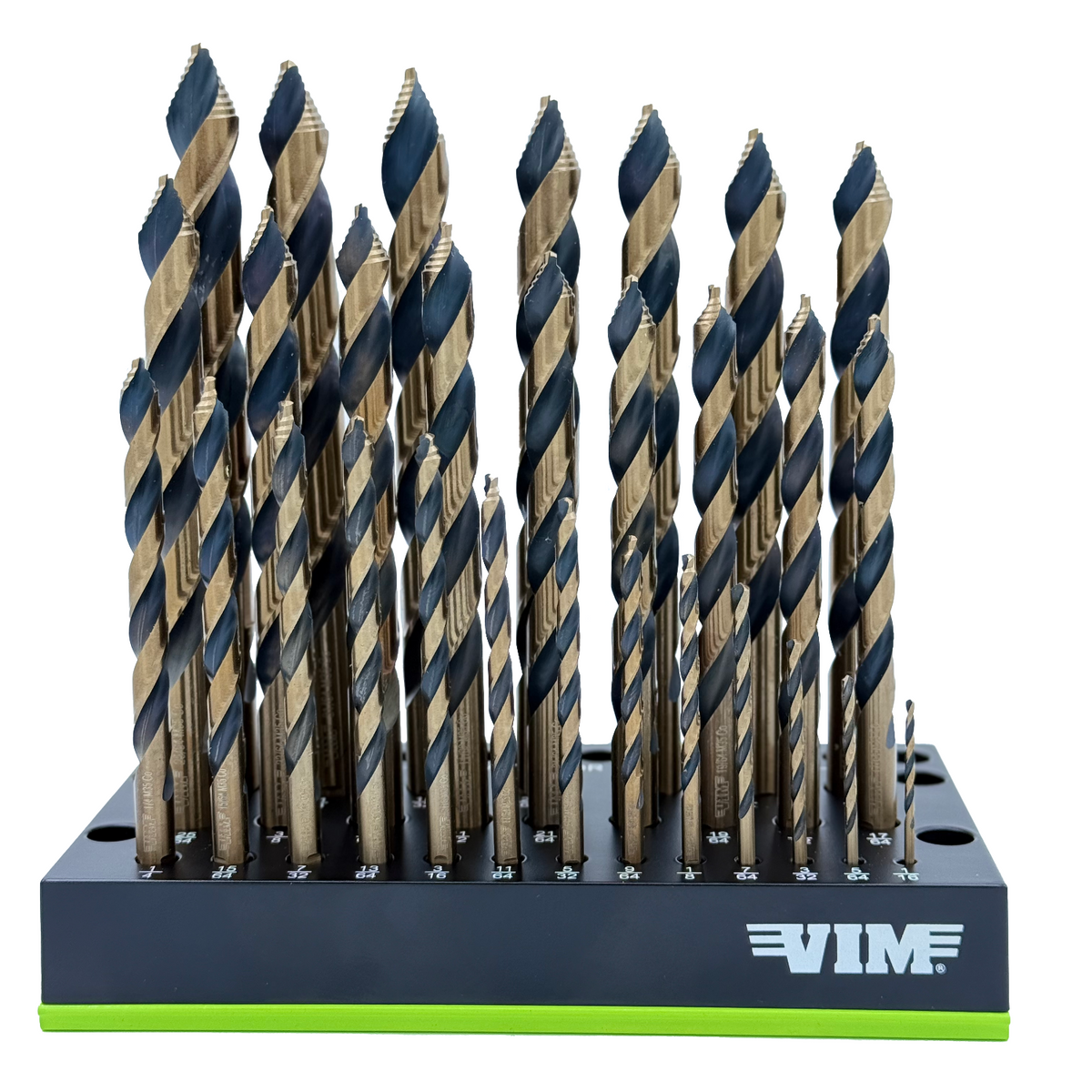 Vim Tools HSSC29A 29-Piece M35 Cobalt Multi-Pilot Drill Bit Set — 1SourceTool