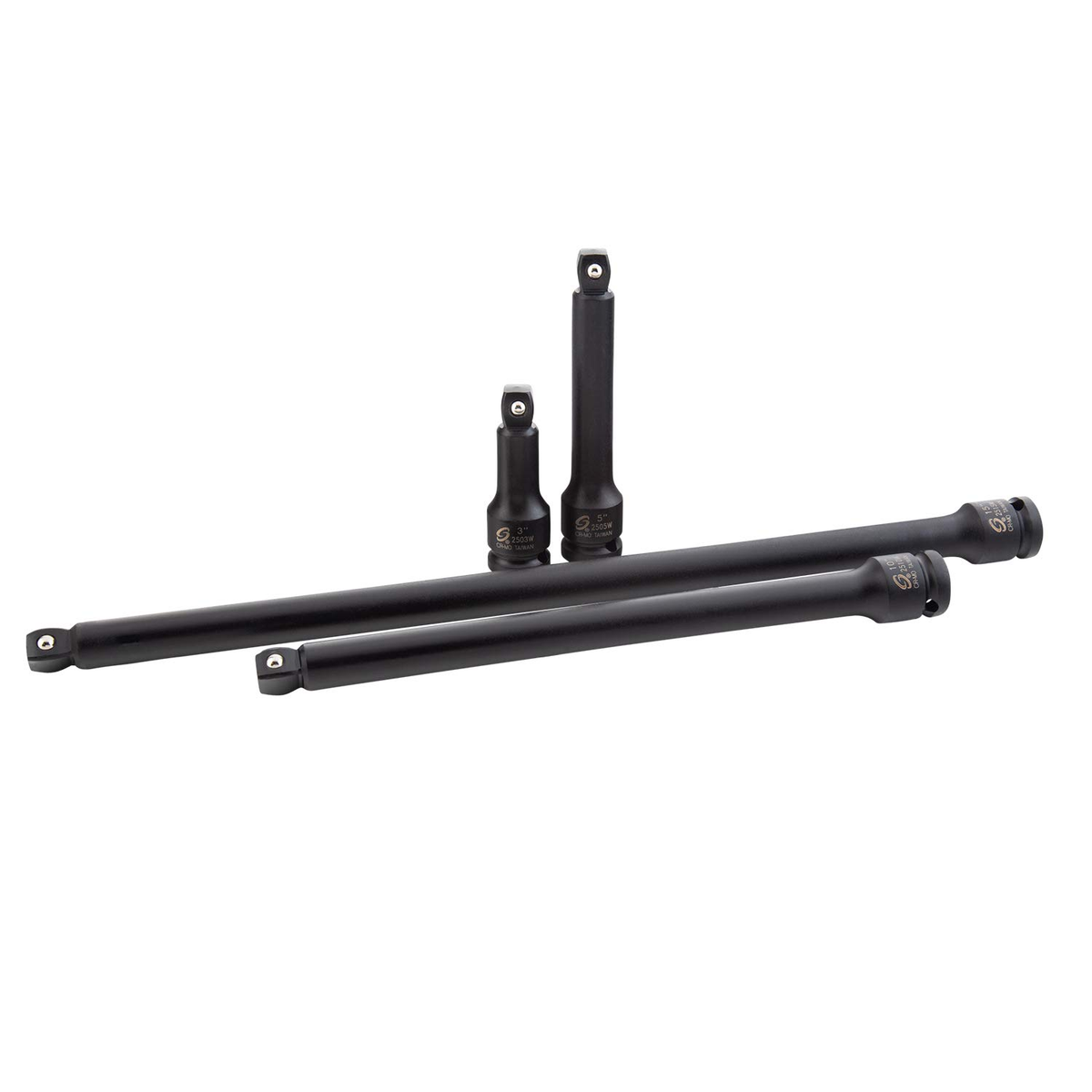Sunex 2504 4-Piece 1/2" Drive Impact Wobble Extension Set — 1SourceTool
