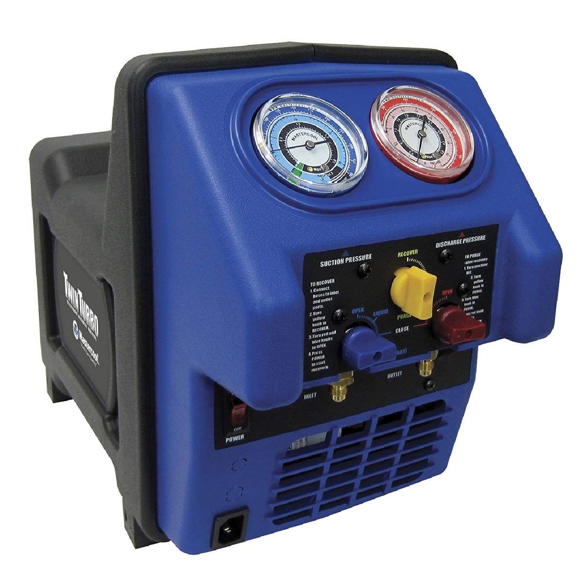 Mastercool 69300 Twin Turbo Recovery Freon Machine — 1SourceTool