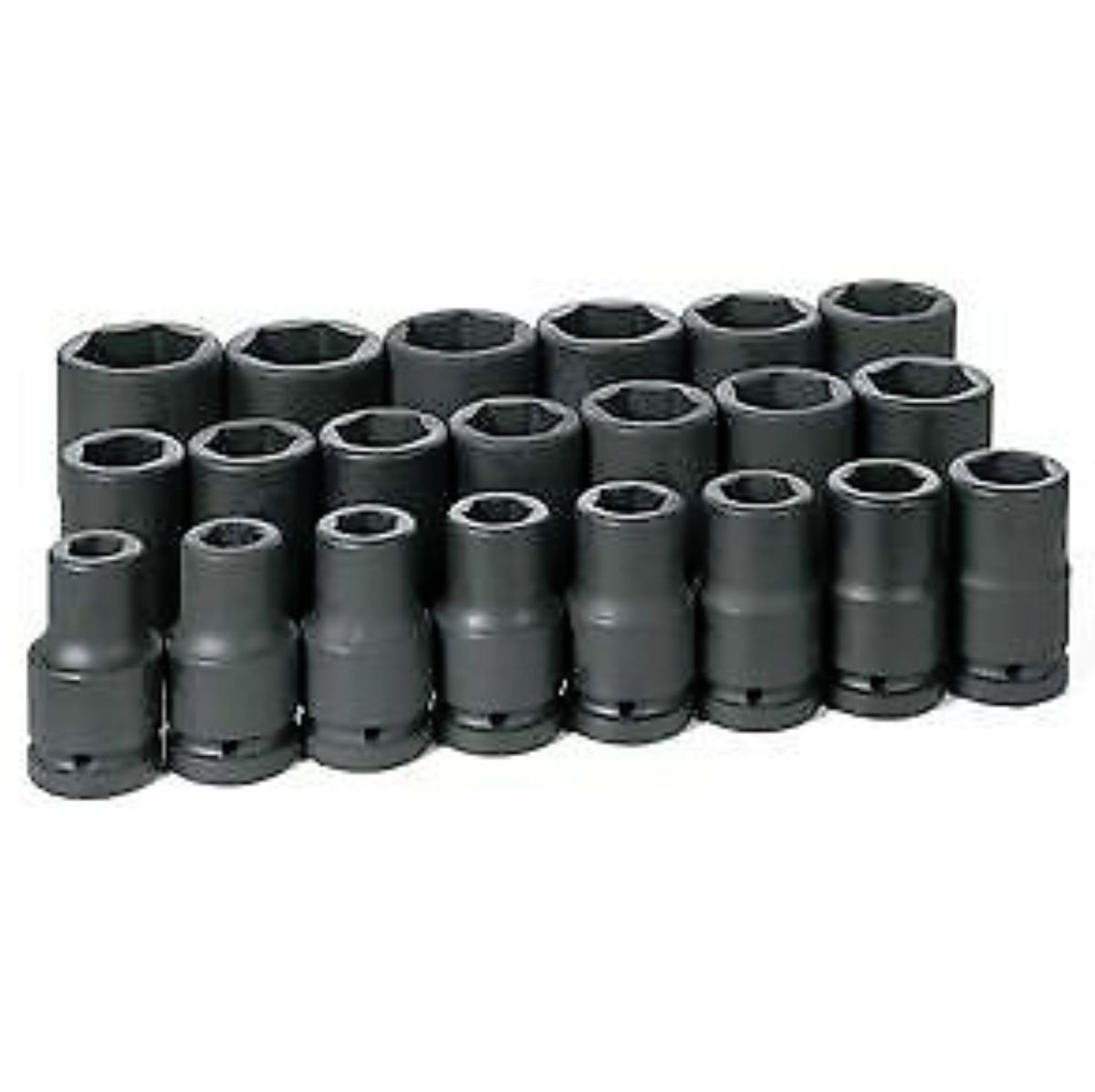 Grey Pneumatic 9021D 1" Drive 21 Piece Deep Fractional Set 3/4" - 2 ...