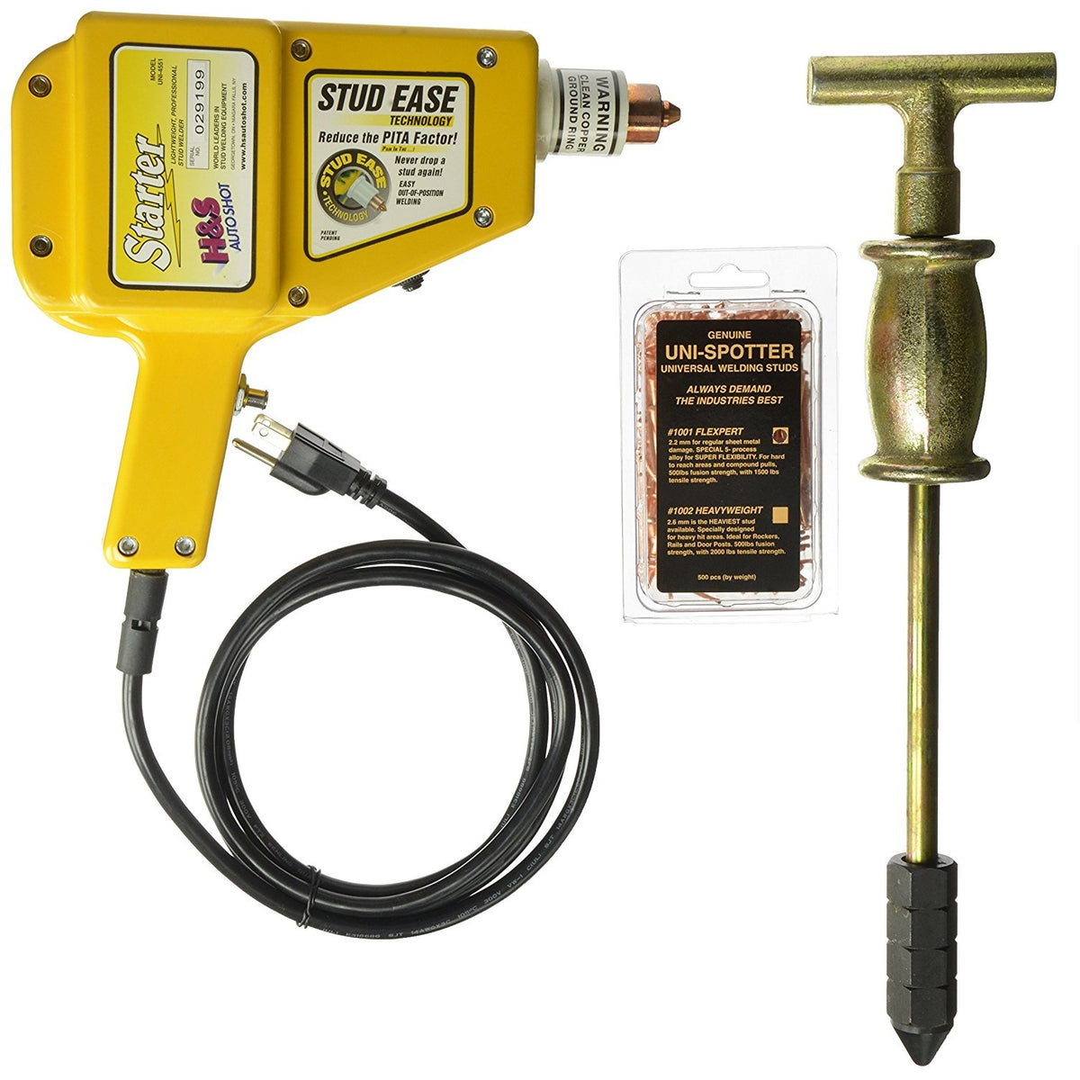Stud Welder H&S AutoShot 1002 The "Heavyweight" Welding Stud 500/Box ...