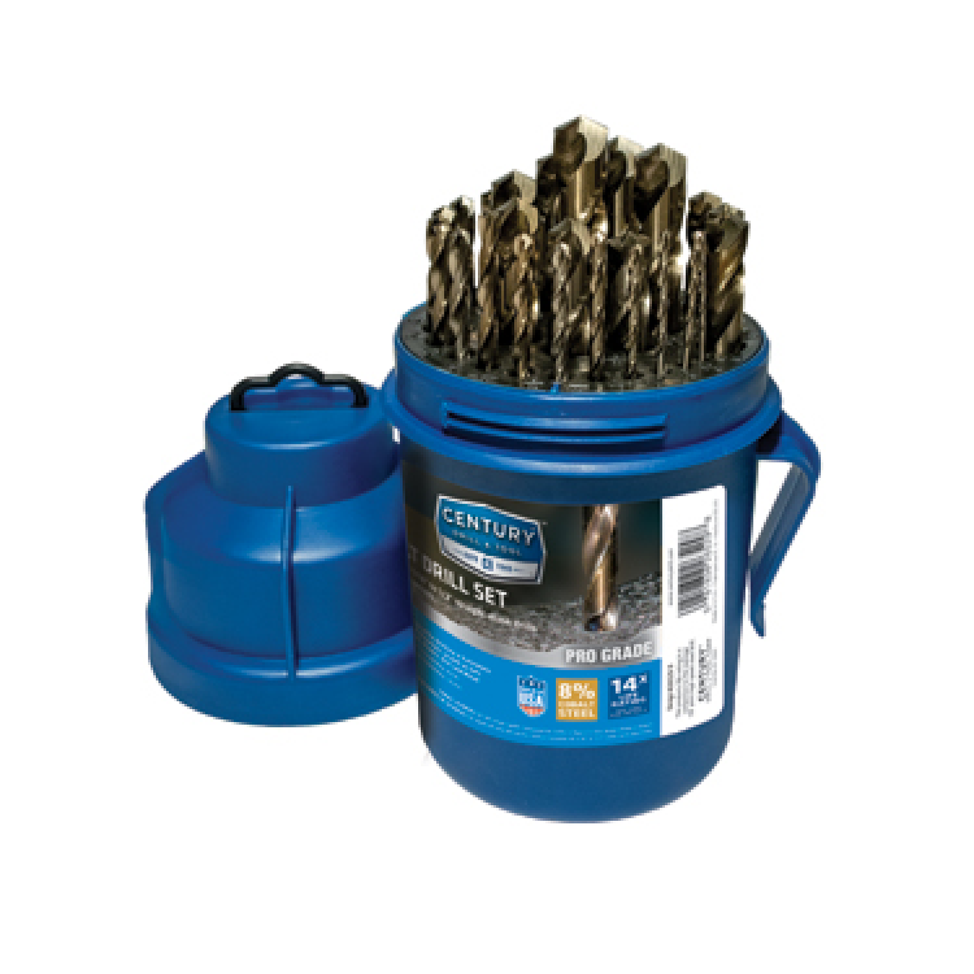 Century Drill & Tool 26529 29-Piece Cobalt Drill Bit Pod - Professiona ...