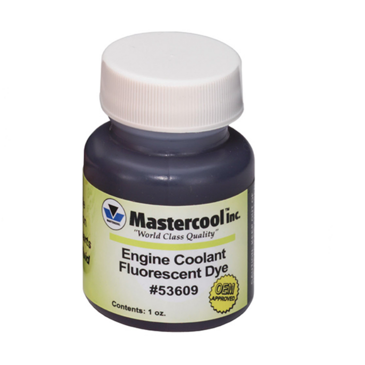 Mastercool 53609 Engine Coolant Fluorescent Dye - 1 oz — 1SourceTool