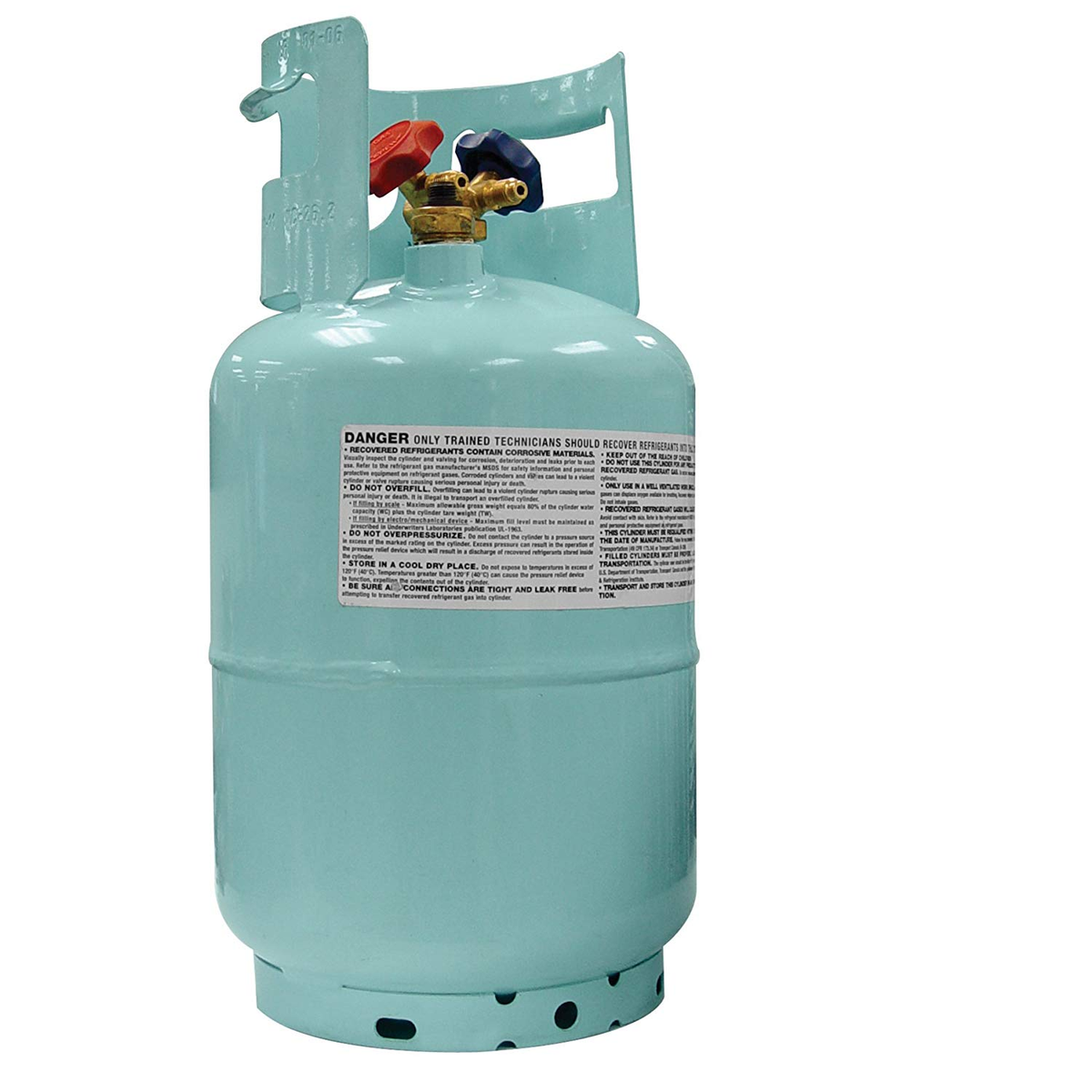 Mastercool 67010 30 Lbs R134A Recovery Tank with Float Turn Off Switch ...