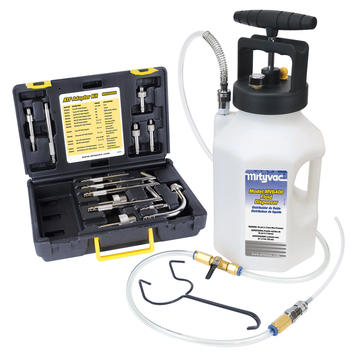 MityVac MV6410A 5-Liter ATF Refill Kit — 1SourceTool