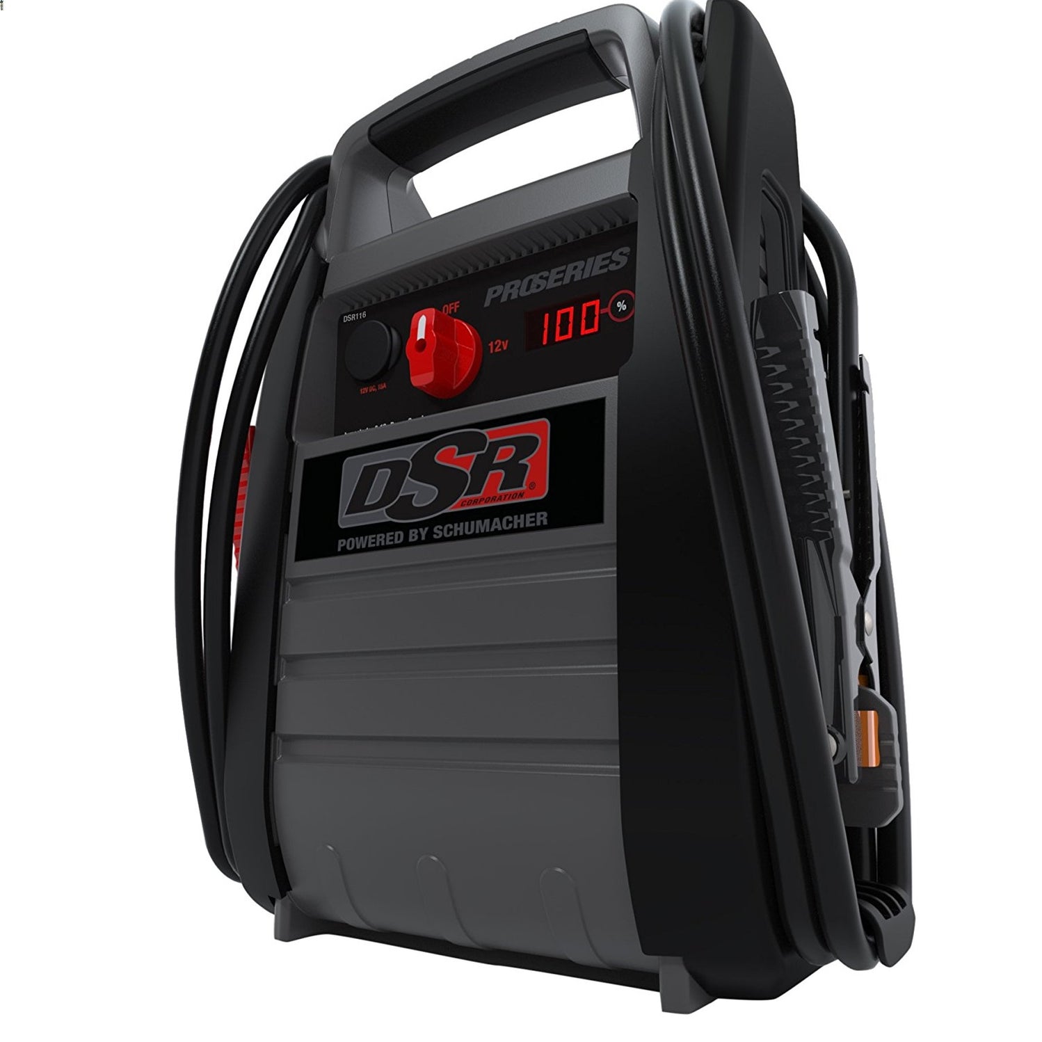 Schumacher DSR116 DSR Pro Series 12V Jump Starter with Inverter ...